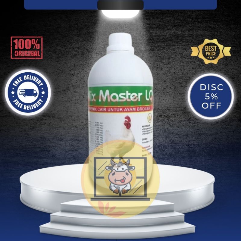 Jual MIX MASTER LQ Broiler 1L Multivitamin Lengkap Untuk Ayam Broiler ...