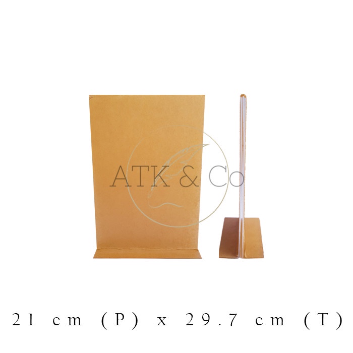 Jual Bestseller Stand Acrylic A4 Display Harga Menu Brosur Akrilik Tent ...