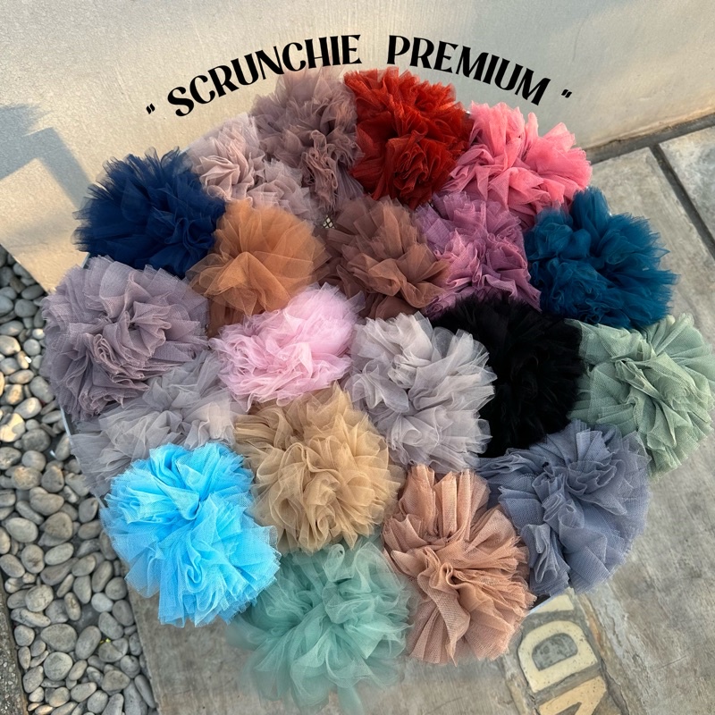 Jual SCRUNCHIE TILE HIJAB JUMBO / CEPOL HIJAB TILE ANTI PUSING ...