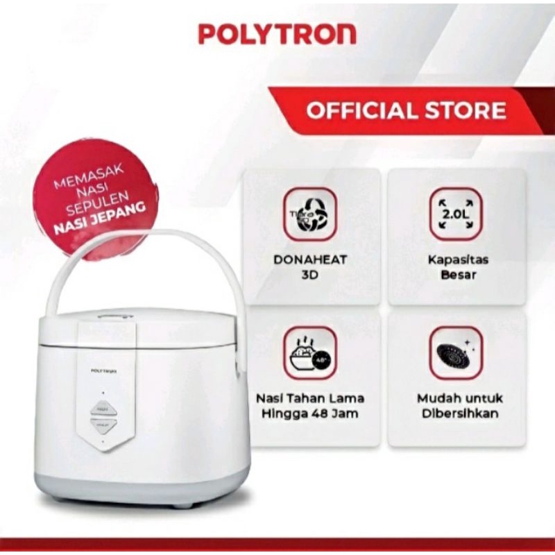 Jual POLYTRON RICE COOKER DONABE PRC 1201Y 2 LITER MAGICOM POLYTRON ...