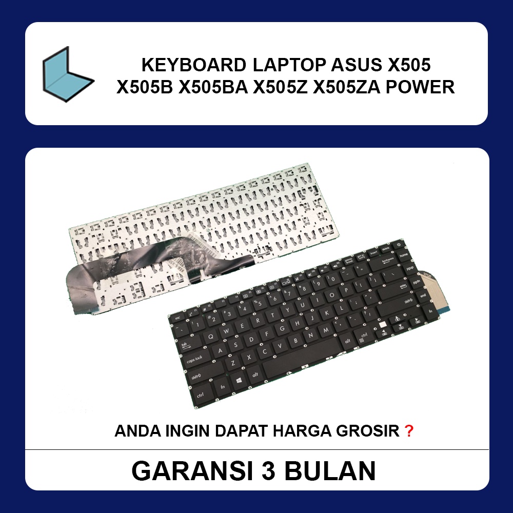 Jual Keyboard Asus X505 X505BA X505Z X505ZA Power X505B | Shopee Indonesia
