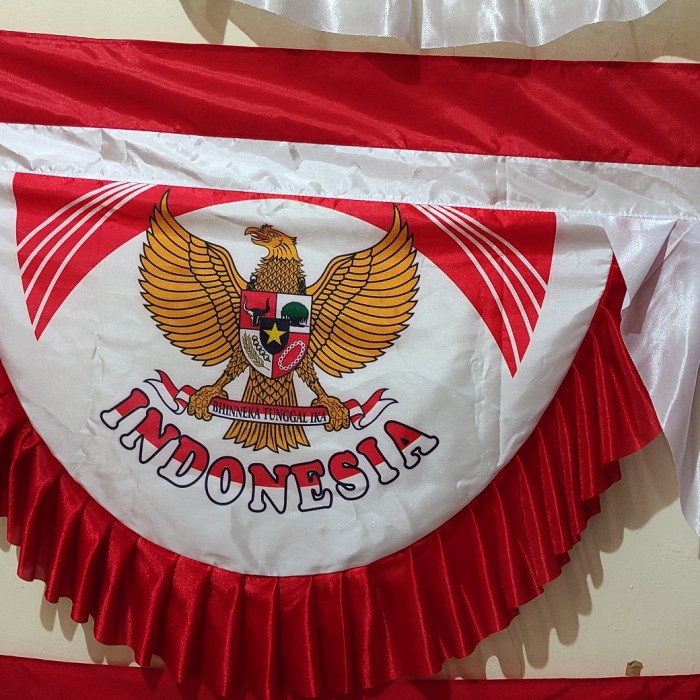 Jual Bendera Merah Putih Backdrop bendera panjang bendera garuda 5 ...