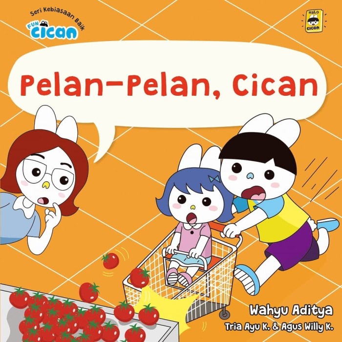 Jual BUKU ANAK SERI FUN CICAN: PELAN-PELAN, CICAN (BOARDBOOK) | Shopee ...