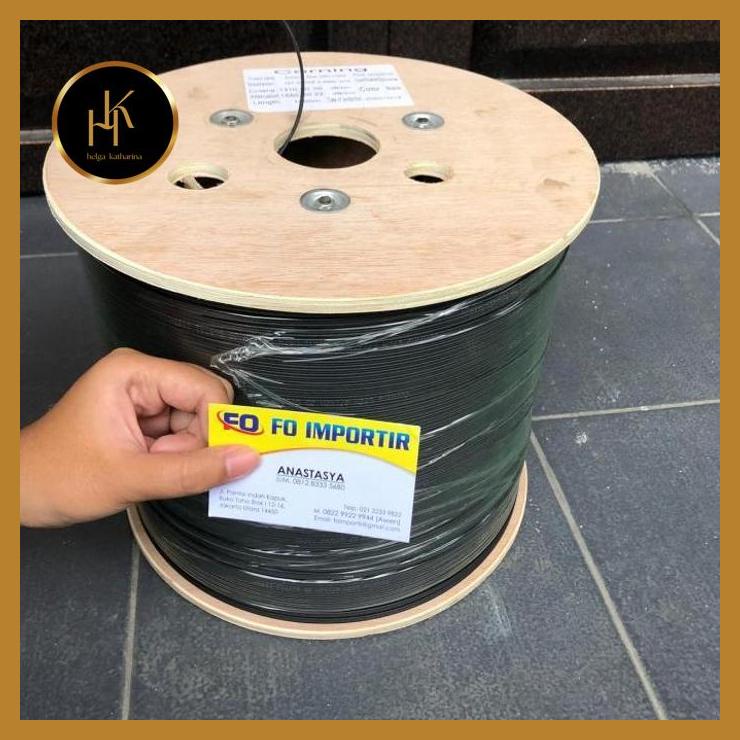 Jual Kabel Drop Wire Optik / DW FO FTTH 2 core /1000M helga_katharina ...