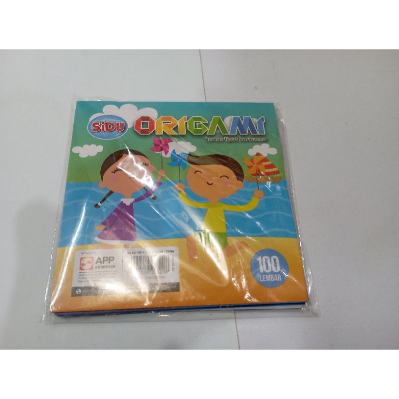 Jual SIDU ORIGAMI 12x12 cm, 100 lembar, 10 warna / pack | Shopee Indonesia