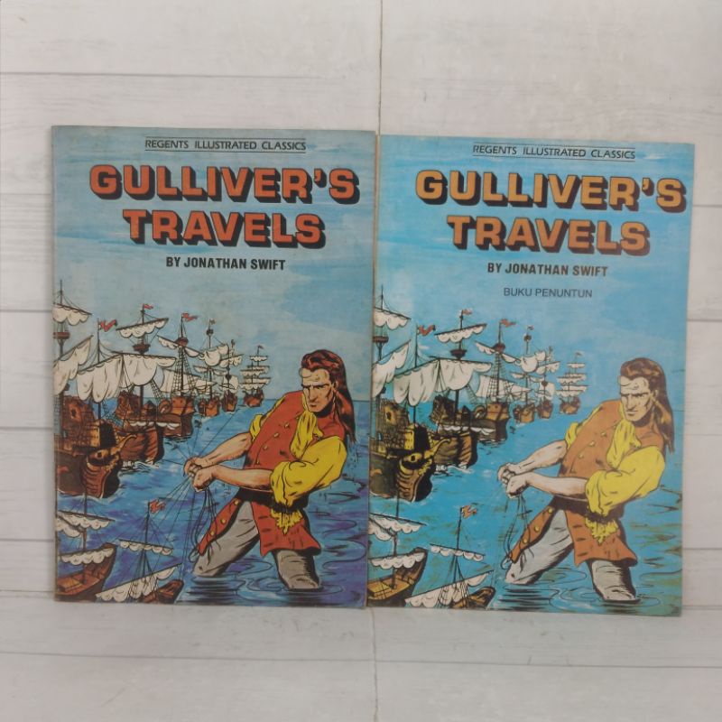 Jual Regents Illustrated Classics Gullivers Travels dan Buku Penuntun ...