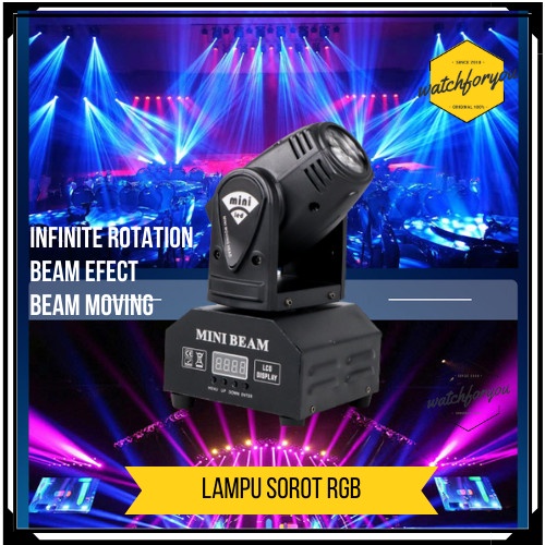 Jual Lampu Sorot Lighting Panggung LED Laser Spotlight RGB Warna Warni ...