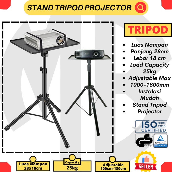Jual Best Seller Standing Tripod Proyektor Infokus Stand Meja Proyektor ...