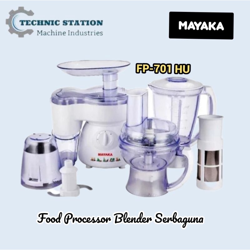 Jual Mayaka FP-701 HU Food Processor Blender Serbaguna | Shopee Indonesia