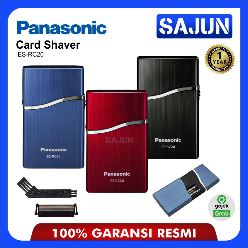 Jual Panasonic ES-RC20 Card Shaver Alat Cukur Portable Slim Size ...