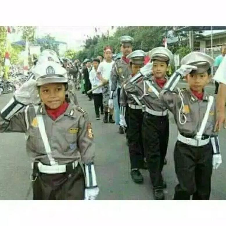 Jual Promo Seragam Polisi Anak/Baju Polisi Anak Laki Perempuan/Polisi ...