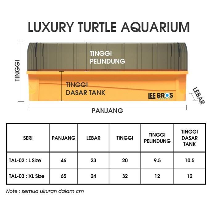Jual Luxury Aquarium Kura Kura + FILTER Size L / Kandang Kura TAL-02 maysunadisa | Shopee Indonesia