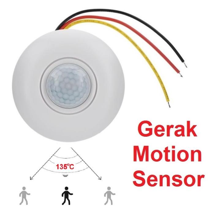 Jual Saklar Lampu Sensor Gerak Pir switch Otomatis Motion Detector ...