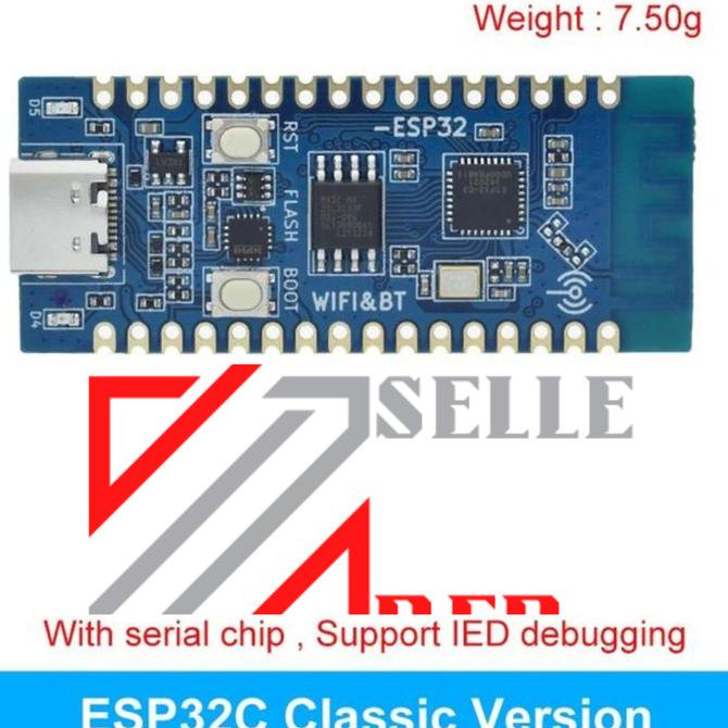 Jual Esp32 C3 Devkit 2 4g Wifi Bluetooth Esp32 C3 Ch343p Esp32c3