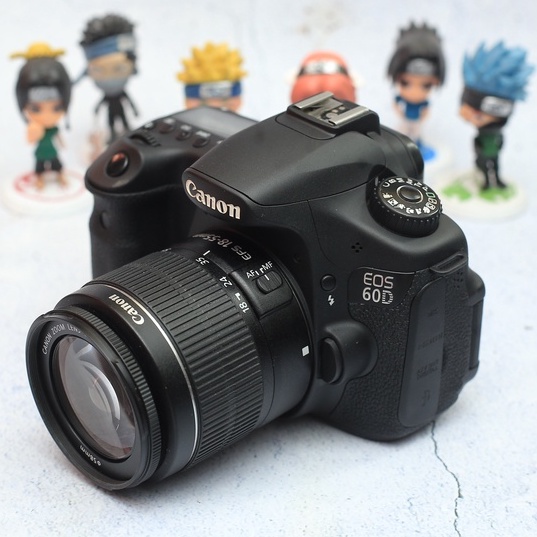 Jual Canon 60D Lensa Kit 18-55mm Layar Flip Kamera DSLR Fullset Dus Box ...