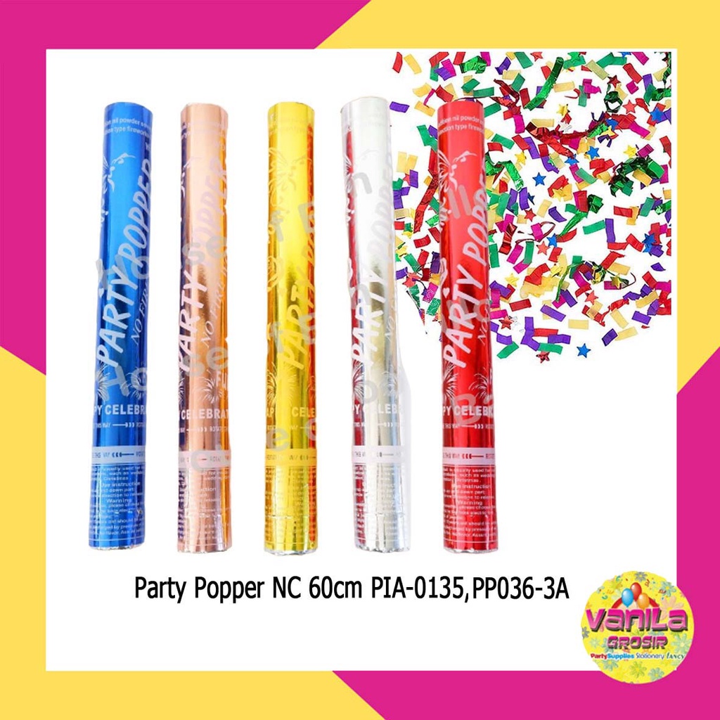 Jual Party Popper NC, popper confetti, confetti putar, party popper ...
