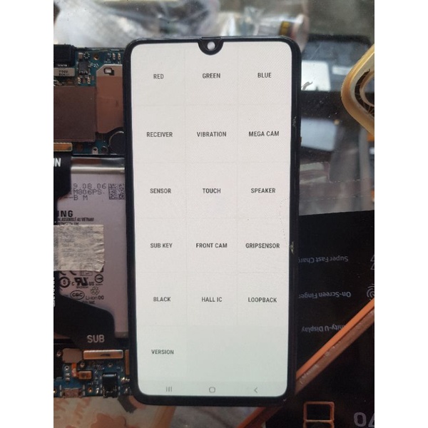Jual lcd+frame SAMSUNG A70 original copotan bagi yg tau kualitas sj ...
