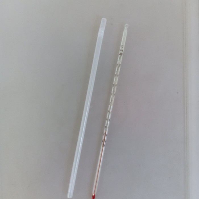 Jual thermometer termometer alkohol -10 - 200 celcius laboratorium ...