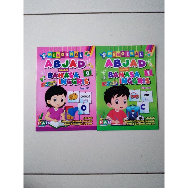Jual Buku 1,2 Mengenal ABJAD dalam bahasa Inggris (Ecer & Grosir ...