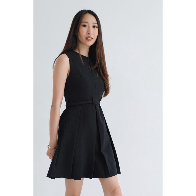 Jual FLOMORS - Mosca Mini Dress In black | Shopee Indonesia