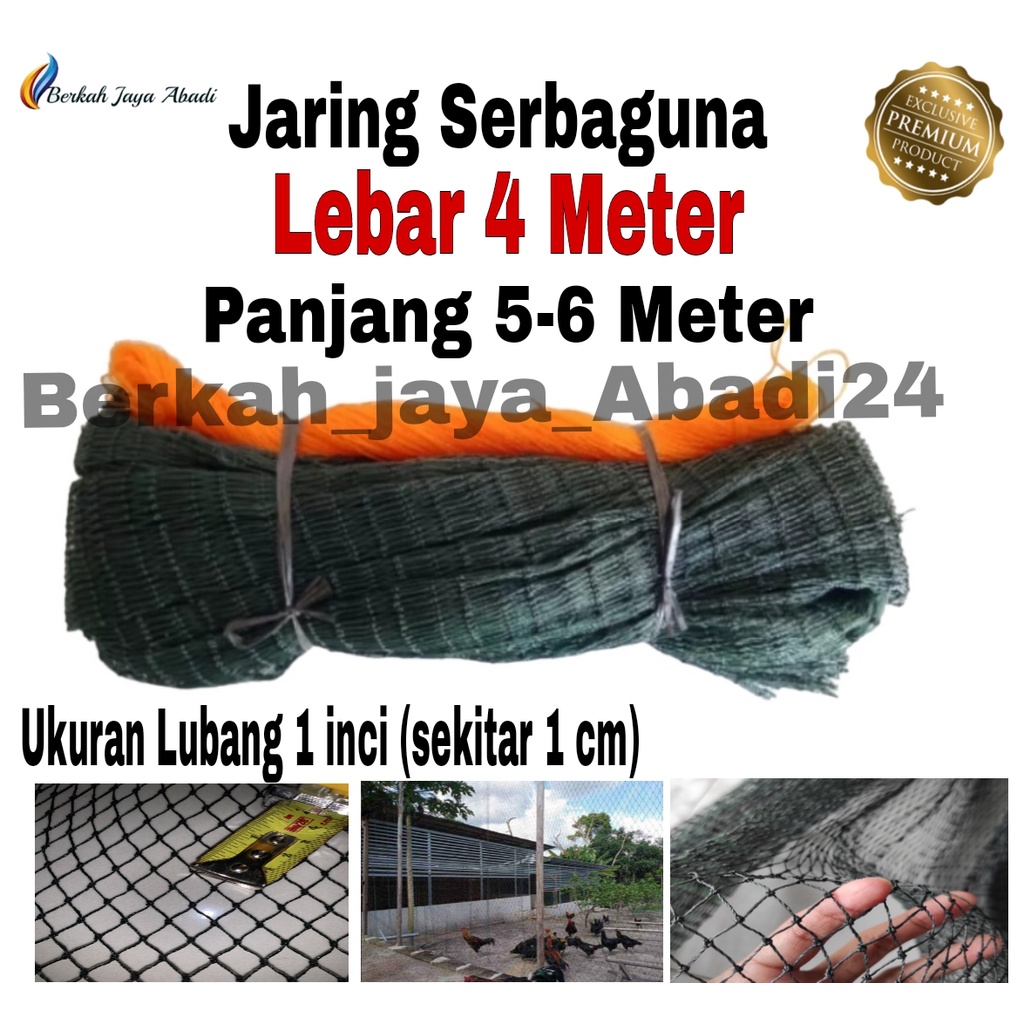 Jual Jaring Ayam Lubang Kecil 1 cm Lebar 4 Meter / Jaring Pagar Ayam ...