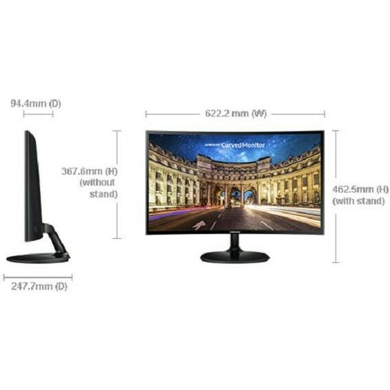 Jual Samsung Led 24" Lc24F390Fhexxd Curved Monitor 24 Inch Resmi ...
