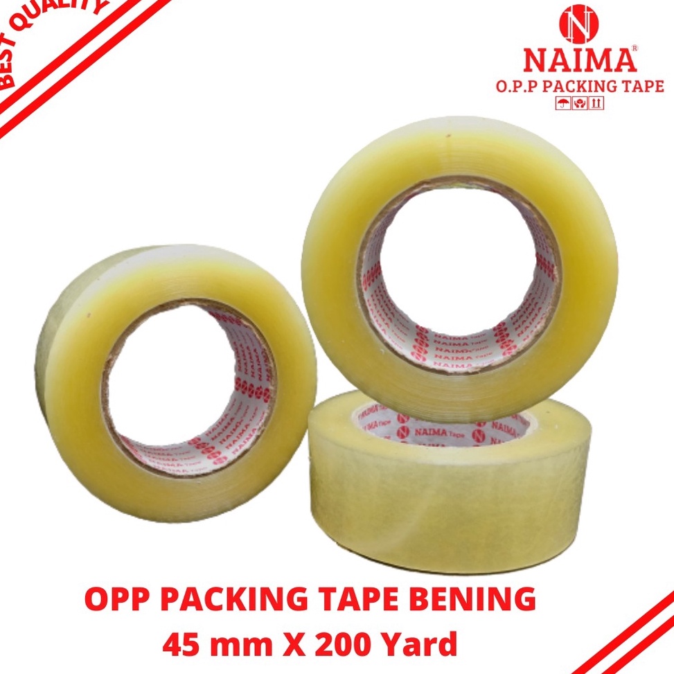 Jual OHRR-64 Lakban Bening Jumbo 200 Yard FULL - Lakban Coklat 45mm ...