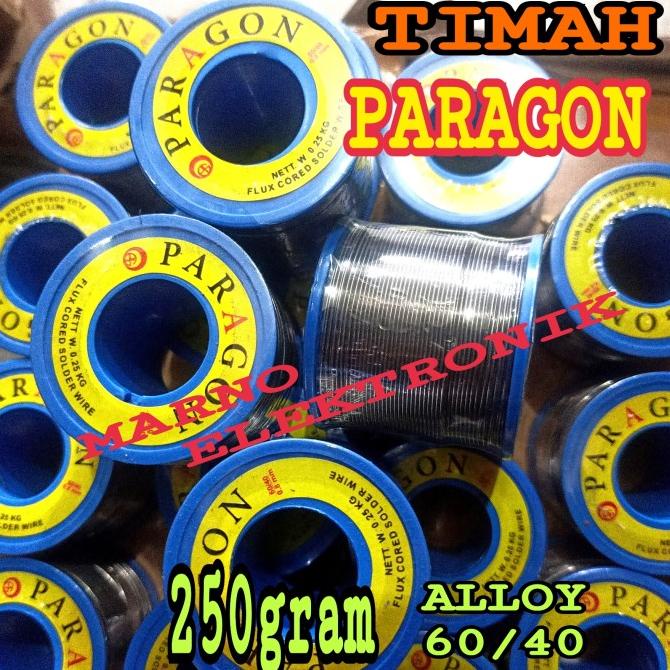 Jual TIMAH SOLDER PARAGON 0.8MM 250GRAM TINOL PATRI PARAGON ROL BESAR 1 ...