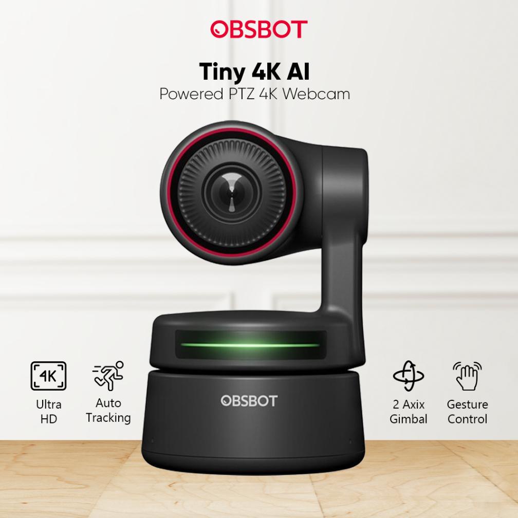 Jual Obsbot Tiny 4K Ai-Powered Ptz 4K Webcam | Shopee Indonesia