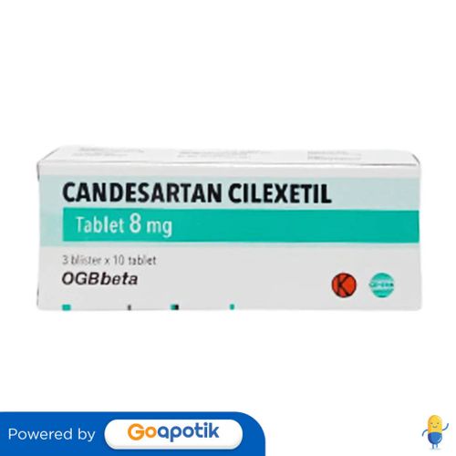 Jual CANDESARTAN CILEXETIL OGB BETA 8 MG BOX 30 TABLET | Shopee Indonesia