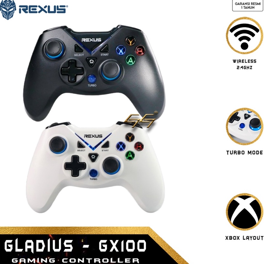 Jual Murah.. Wireless Gamepad REXUS GLADIUS GX100 Wireless Gaming ...
