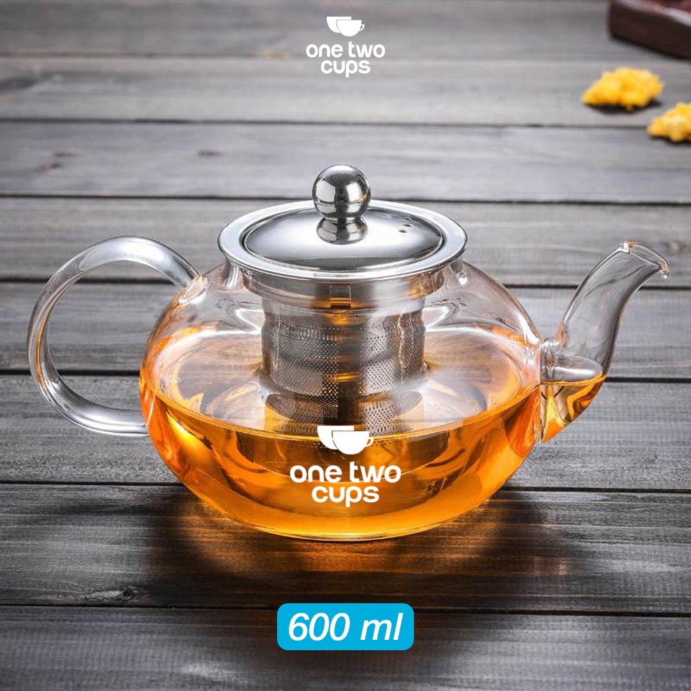 Jual Teko Kaca Teh Chinese Teapot dengan Saringan 600ml 600 ml - Warna ...