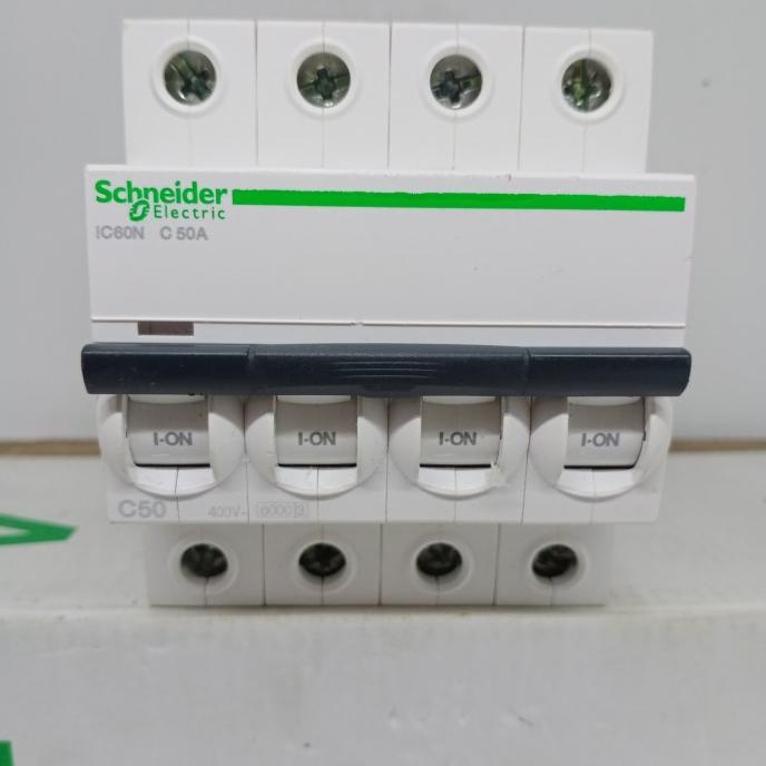 Jual Mcb Ic60N 4P C50A 6Ka Schneider Original | Shopee Indonesia