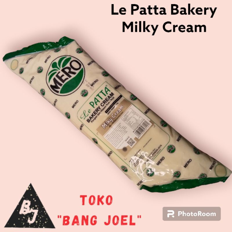Jual Le Patta Bakery Cream Milky Cream & Vanilla Cream 1kg | Shopee ...