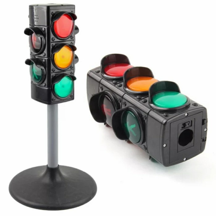 Jual Traffic light mainan anak lampu merah traffic sign rambu lalu ...