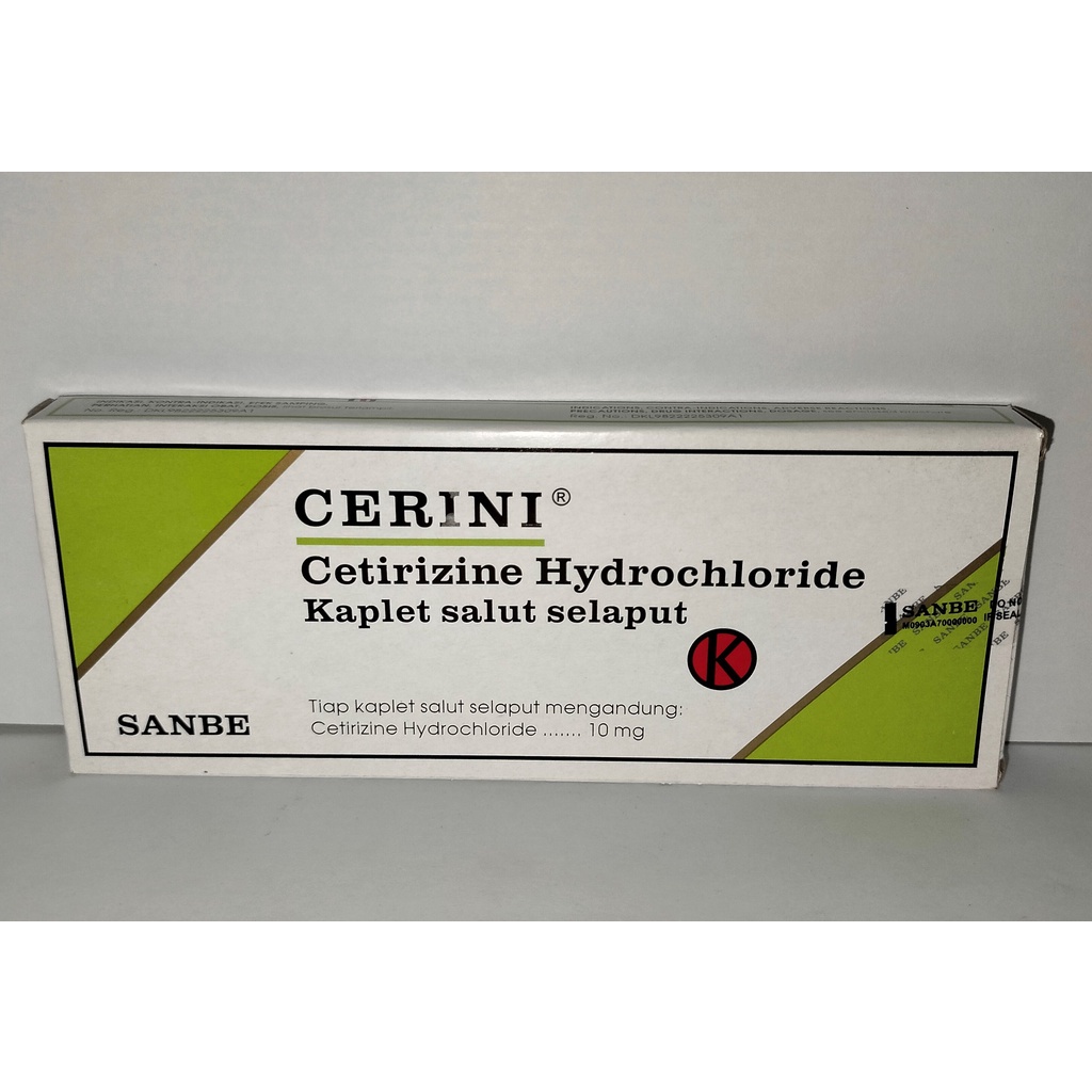 Jual CERINI 10MG 1 STRIP 10 TABLET | Shopee Indonesia