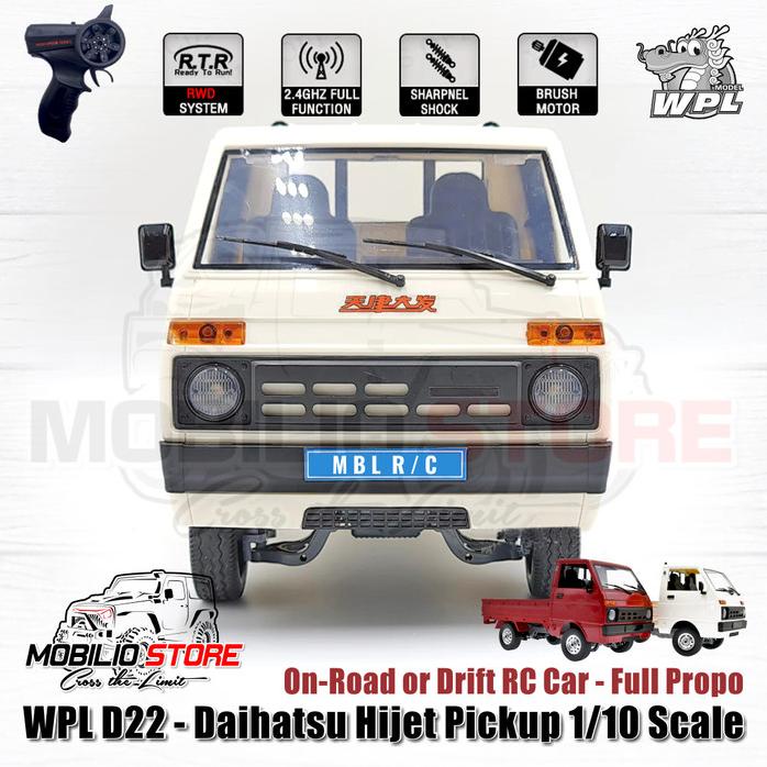 Jual Wpl D22 - Daihatsu Hijet Pickup 1/10 Scale Full Propo 2.4Ghz Rc ...