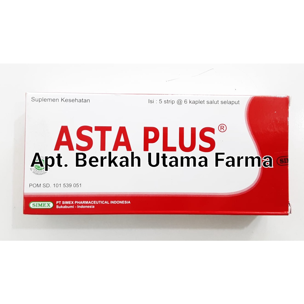 Jual Asta Plus per box isi 30 tab | Shopee Indonesia