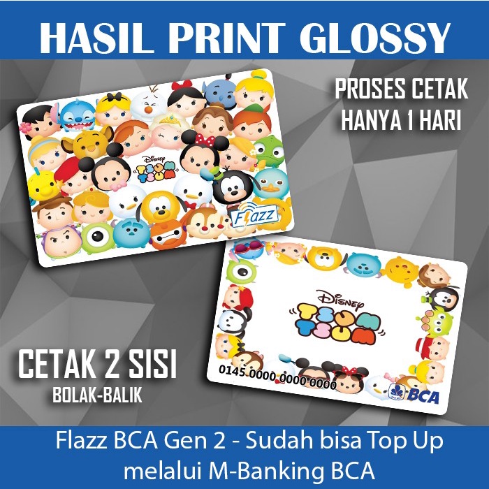 Jual Custom Kartu Flazz Bca Gen 2 Sisi Cetak Foto / Gambar Bebas Bisa Nfc Murah | Shopee Indonesia