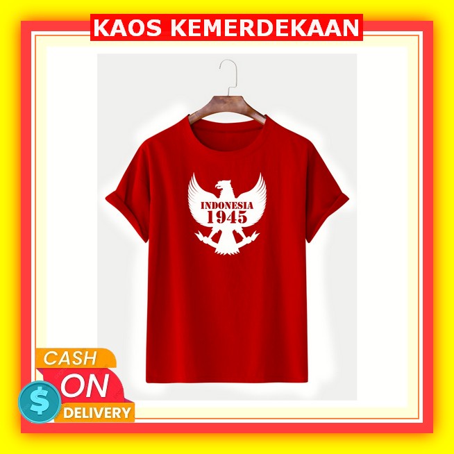 Jual Kaos Dirgahayu 17 Agustus Hut Ri Ke-78 Tema Kemerdekaan Nkri Lengan Pendek Distro Jumbo ...