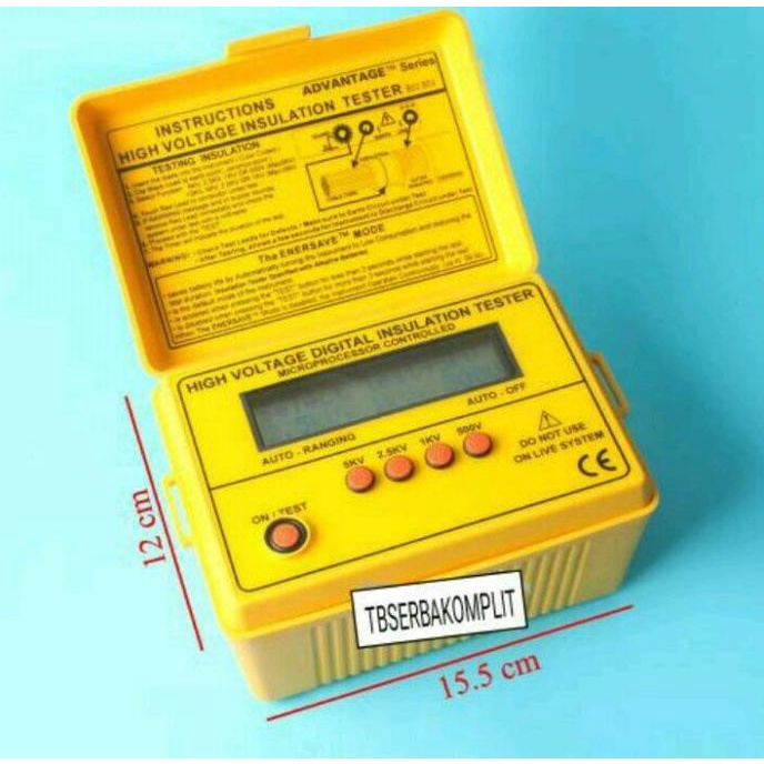 Jual SEW 2803IN High Voltage Digital Insulation Tester 5kV Megger 2803 ...