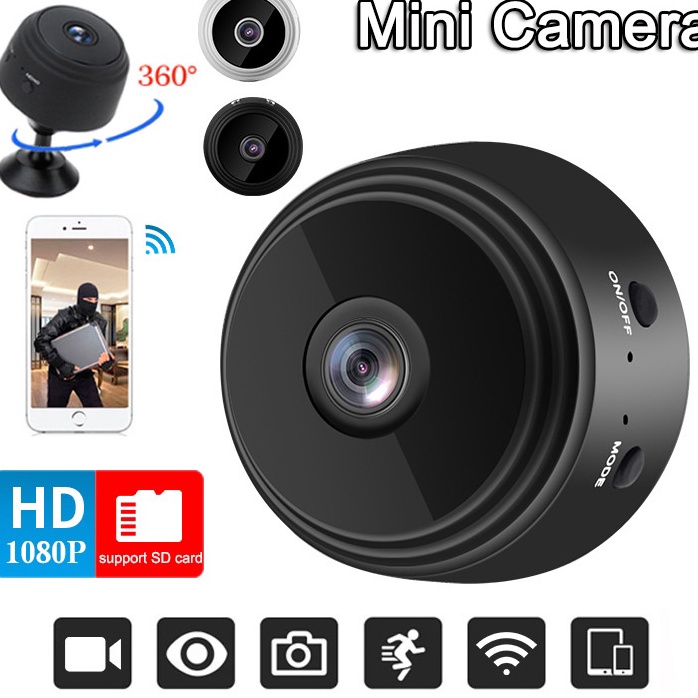 Jual Best Wireless A9 Mini Camera Wifi Hd 1080P Micro Kamera v380 Kecil ...