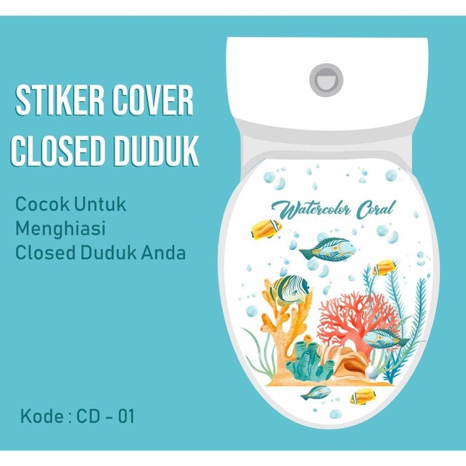 Jual DD Stiker Tutup Closet Duduk Toilet Cover Desain Modern ー | Shopee ...