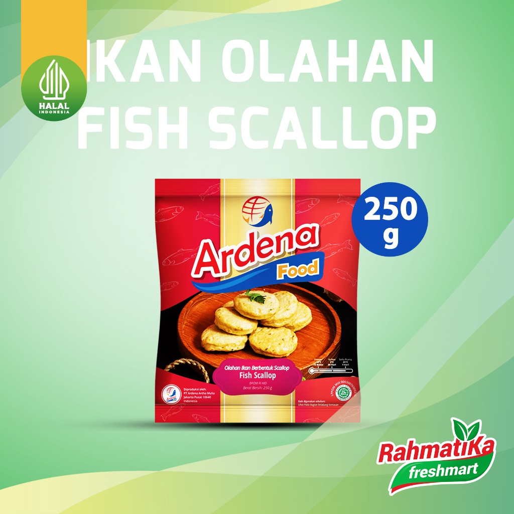 Jual Ardena Food Fish Scallop 250g | Shopee Indonesia