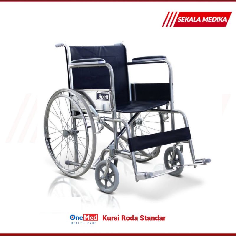 Jual Kursi Roda Standart Spirit FS 809 N/ Onehealth Wheelchair Standar ...