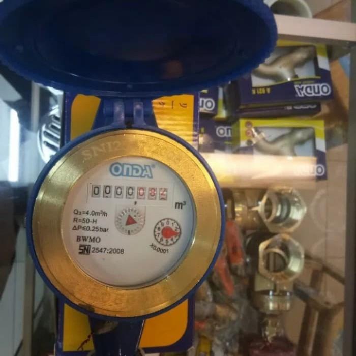 Jual Water Meter Onda / Meteran Air Onda 1" Inch | Shopee Indonesia
