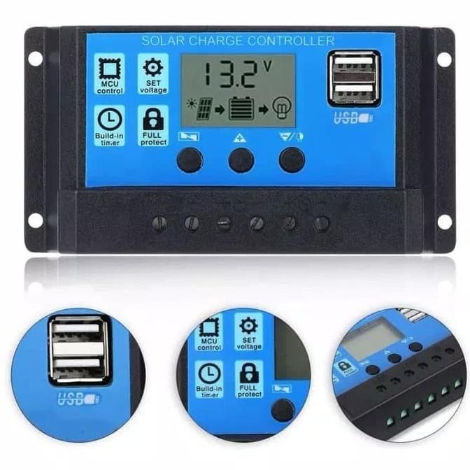 Jual Panel Solar Charge Controller 30A 12V 24V Batrery Surya Original ...