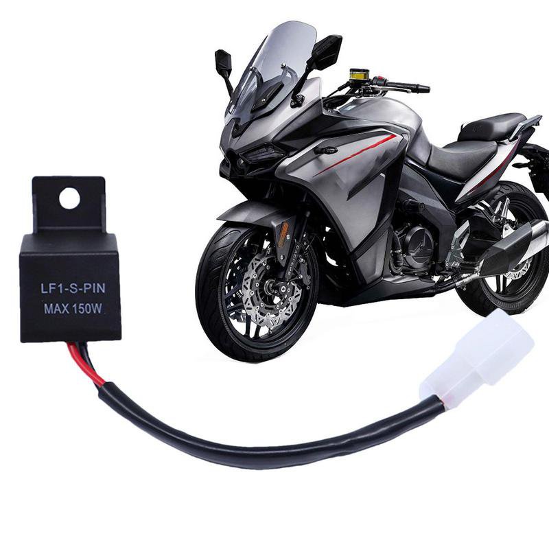 Jual &LED Hyper Flash Relay 12V 2-Pin Motorcycle Flasher Relays With ...