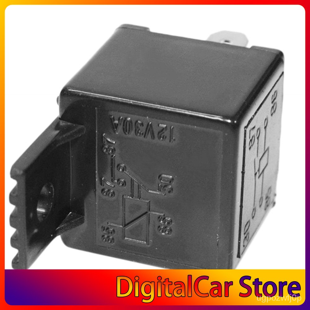Jual &Relay 4 Pin DC 12V 30A Build-in Fuse Socket Car Relay for ...