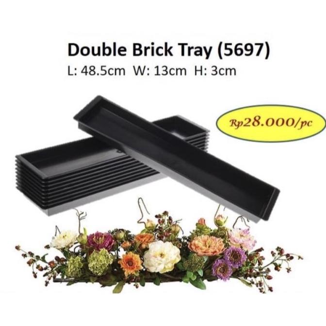 Jual Promo Double Brick Tray 5697 Tatakan Bunga Barang Barang Florist ...